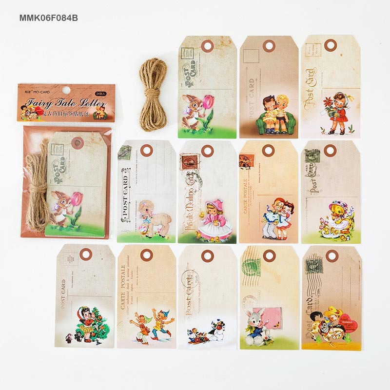 Tags RETRO OLD LABLE – CPJ363 – Fairy Tale Letter | Crafteriaa